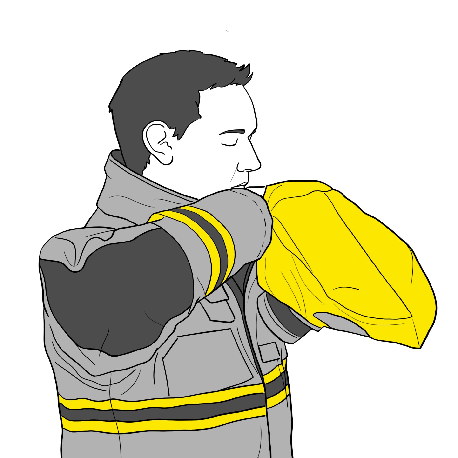 Dräger PARAT 5510 Brandfluchthaube im Single Pack zur Flucht im Brandfall