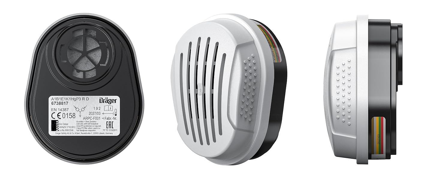 Bajonett Kombinationsfilter A1B1E1K1 Hg P3 R D