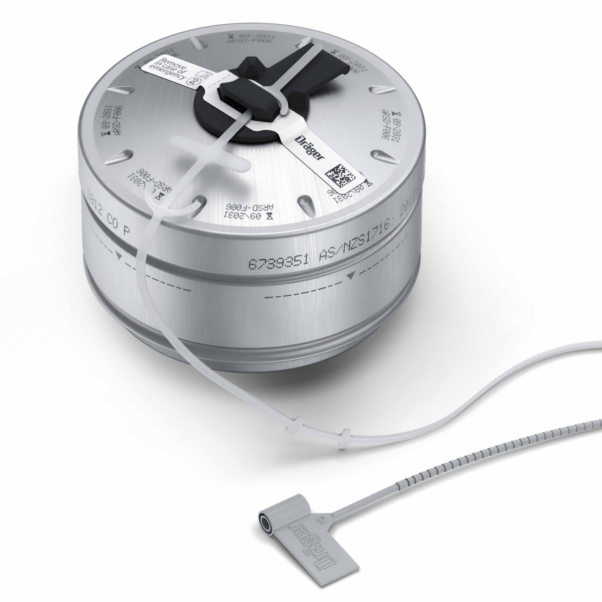 Dräger PARAT 5510 Brandfluchthaube im Single Pack zur Flucht im Brandfall