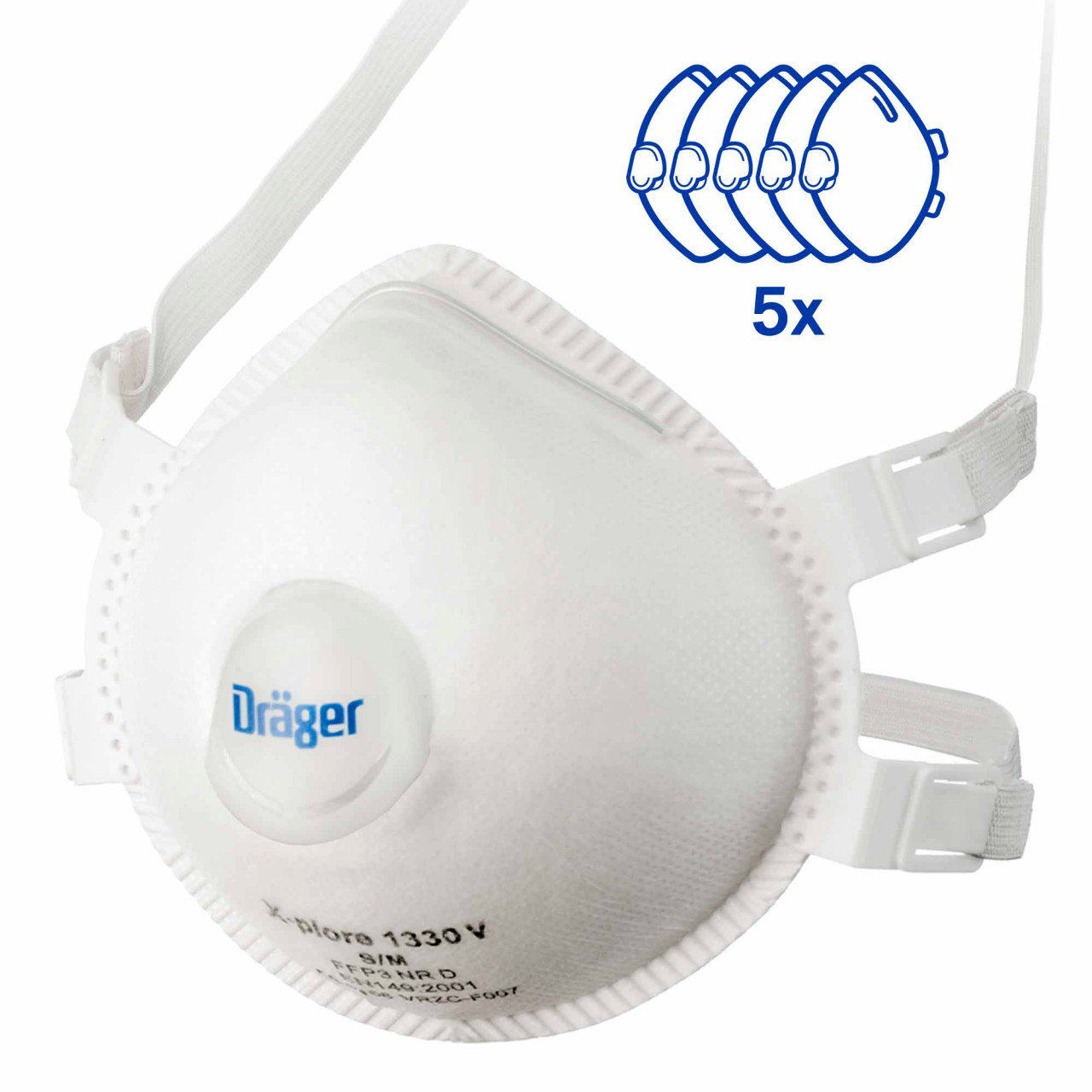 Dräger X-plore 1330 V: FFP3 - Höchste Schutzklasse